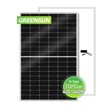 Greensun N Type Topcon Solar Panel Half Cut Solar Panel 420w 425w 430w ...