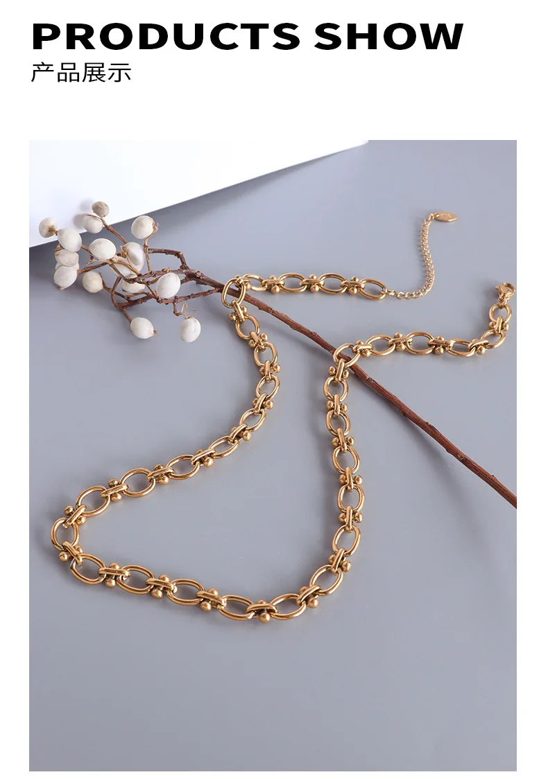 Maronew Personality Joker Chain Chain Titanium Steel 18k Gold Tide ...