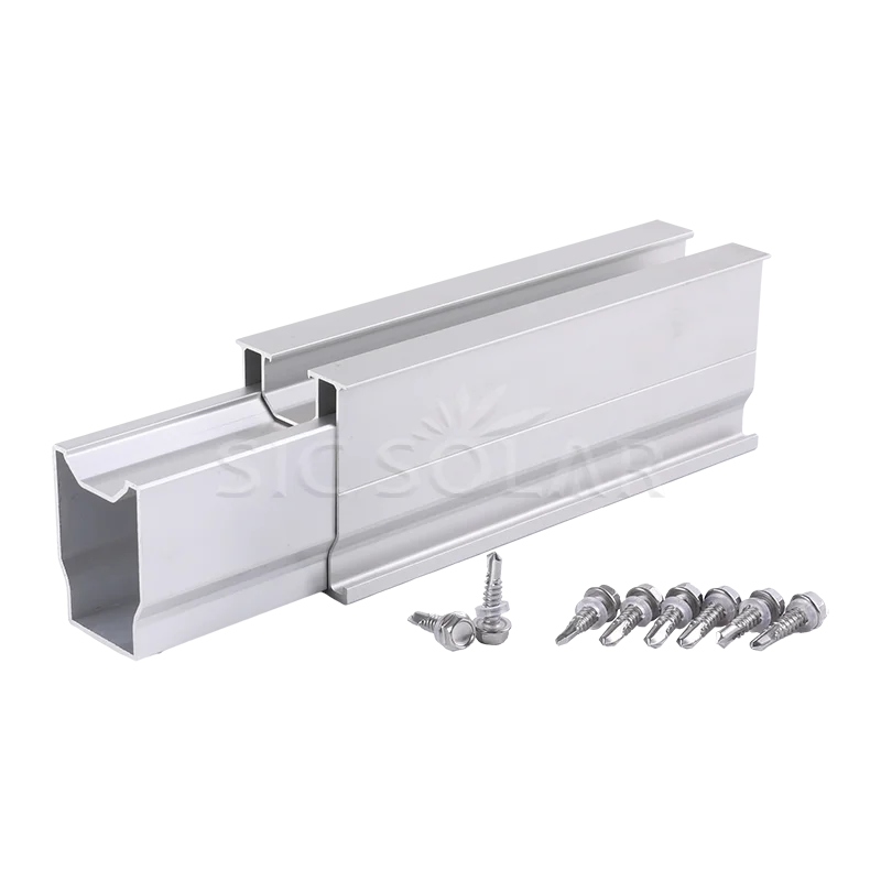 Solar Agriculture Mounting Structure Rail Ground Mounted Solar ...