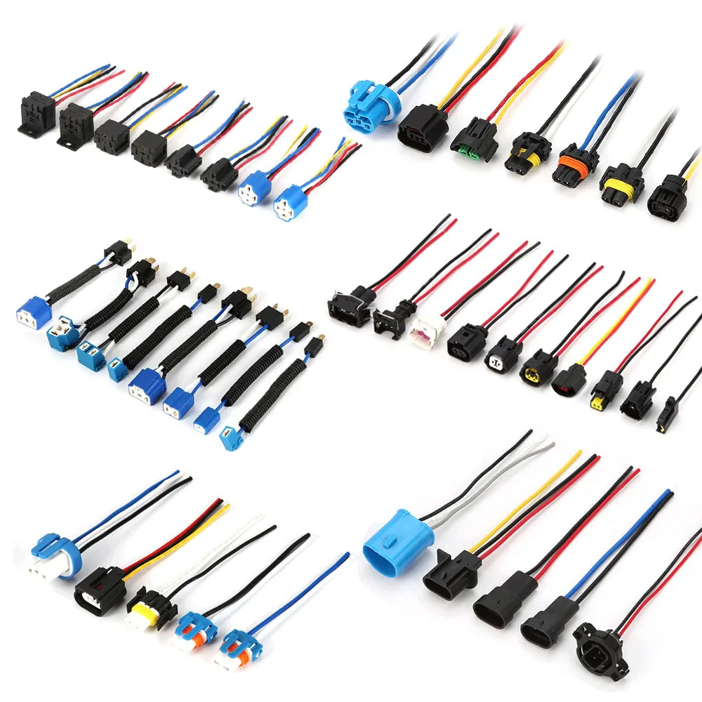 2pin Connector Male + Female Wire Harness Cable Harness Assembly - Buy ...