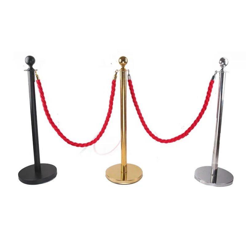Alibaba.com: Luxury stainless steel rope queue pole, round isolation ...