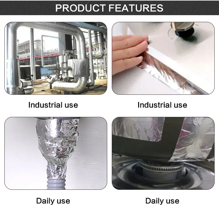 PAP Silver Metalized OPP Tape - Strong Adhesive Insulation