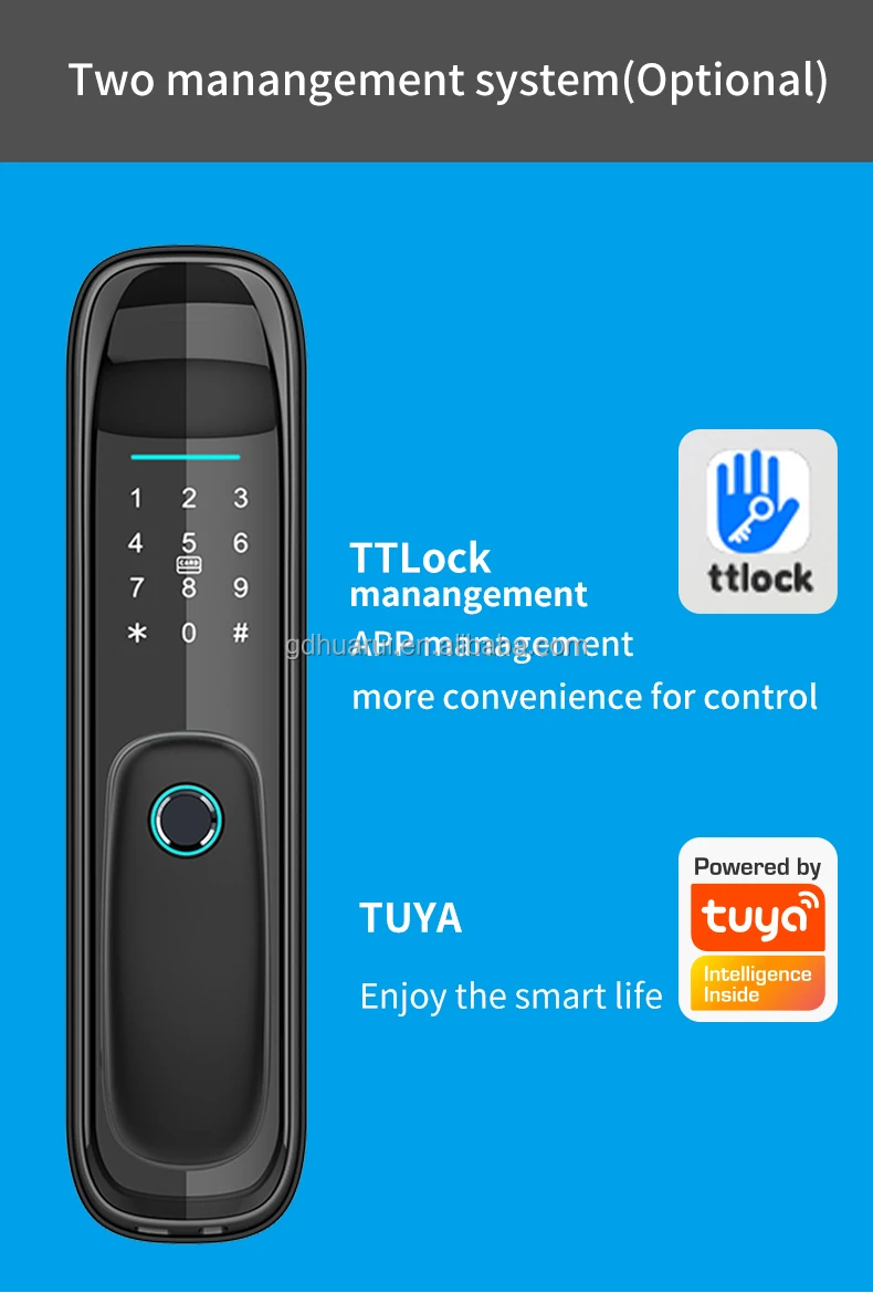 Huarui Hr06 Electronic Automatic Tuya Smart Wifi Ttlock App Digital ...