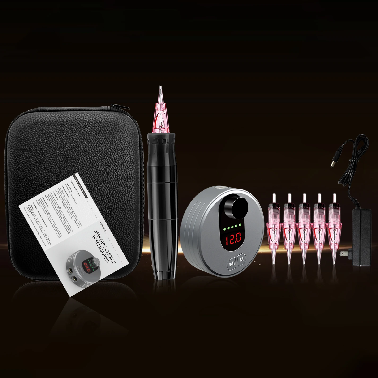 Free Logo Lip Blush Eyebrow PMU Tattoo Gun Kit Permanent Makeup Machine ...