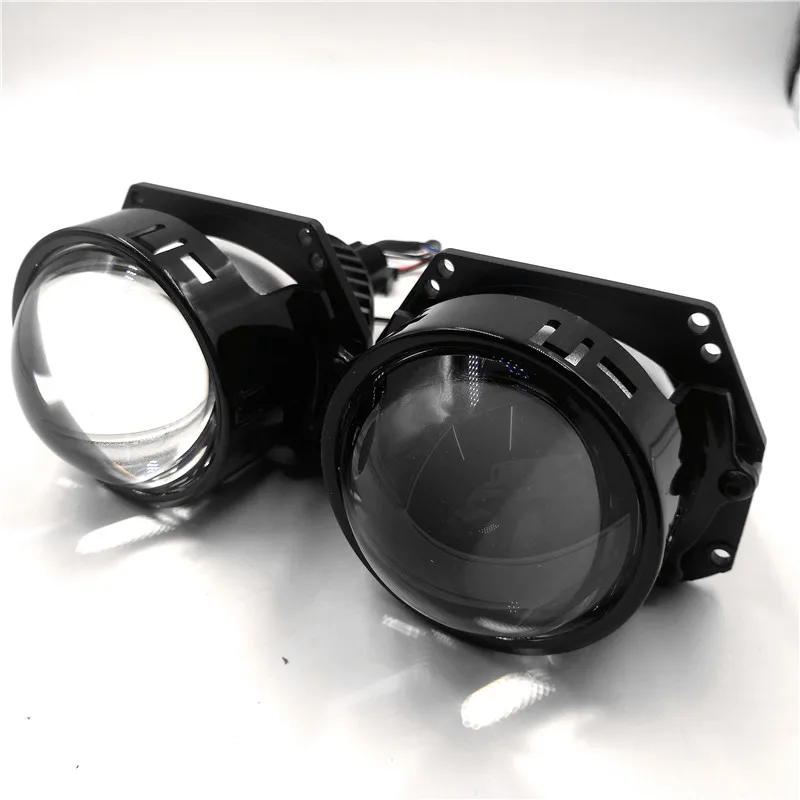 2021 New Bi Led Lens Led Projector Lens For Car 3.0inh Plo Lens Bule ...