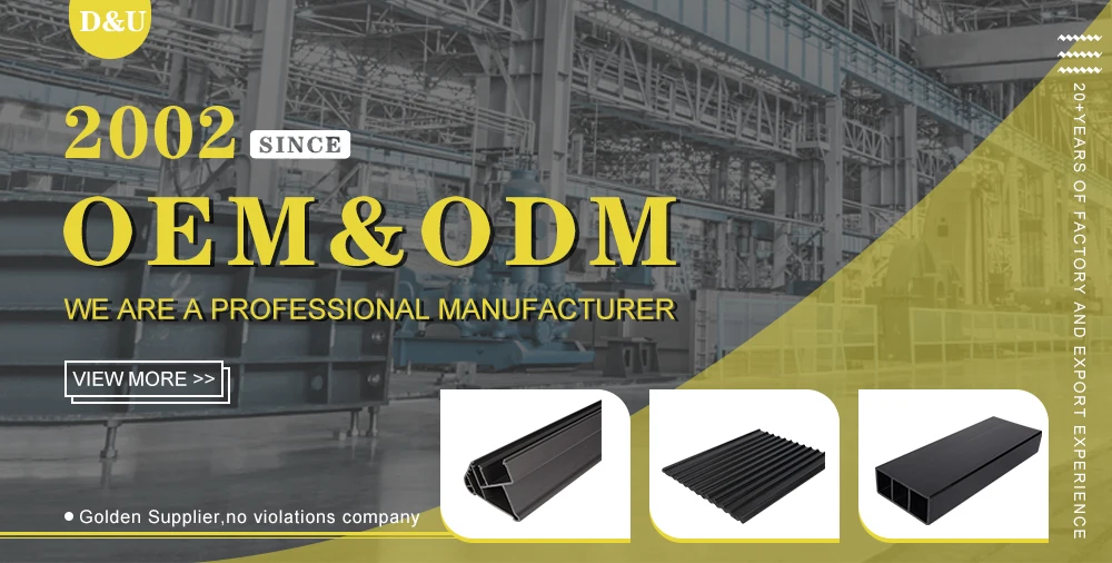 PVC Extrusion Rigid T Shape U Shape Plastic Profile Extrusion