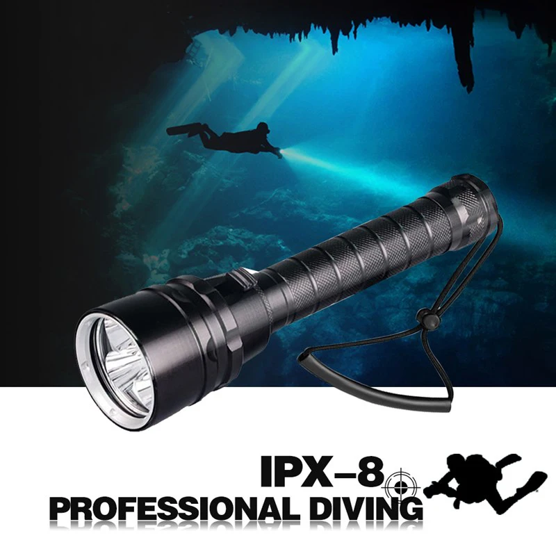 20000LM T6/L2 Professional IP8 Waterproof Lamp - Durable & Bright