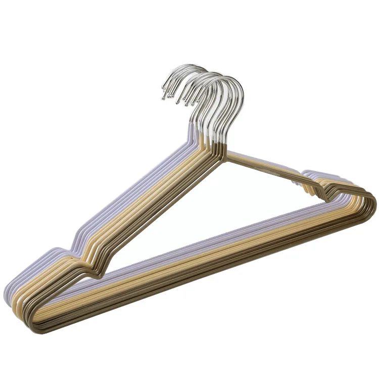 LEEKING High Quality Custom Multi Color Coat Metal Hangers Wire Non ...