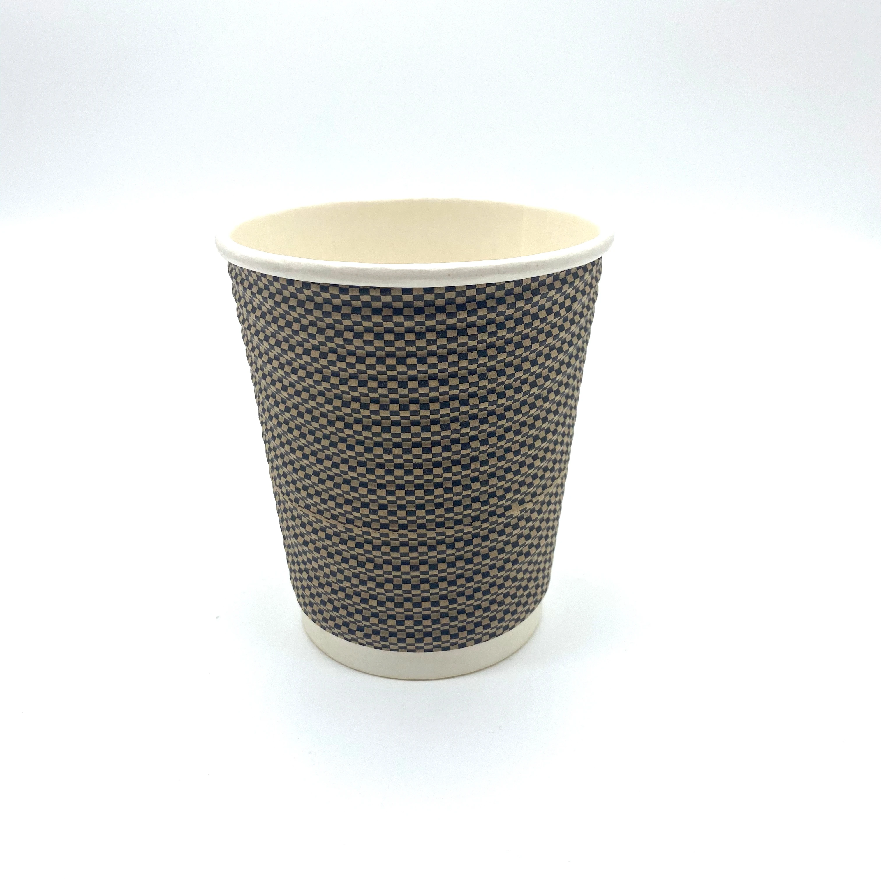 8oz Custom Biodegradable Take Away Corrugated Double Wall Coffee Paper ...