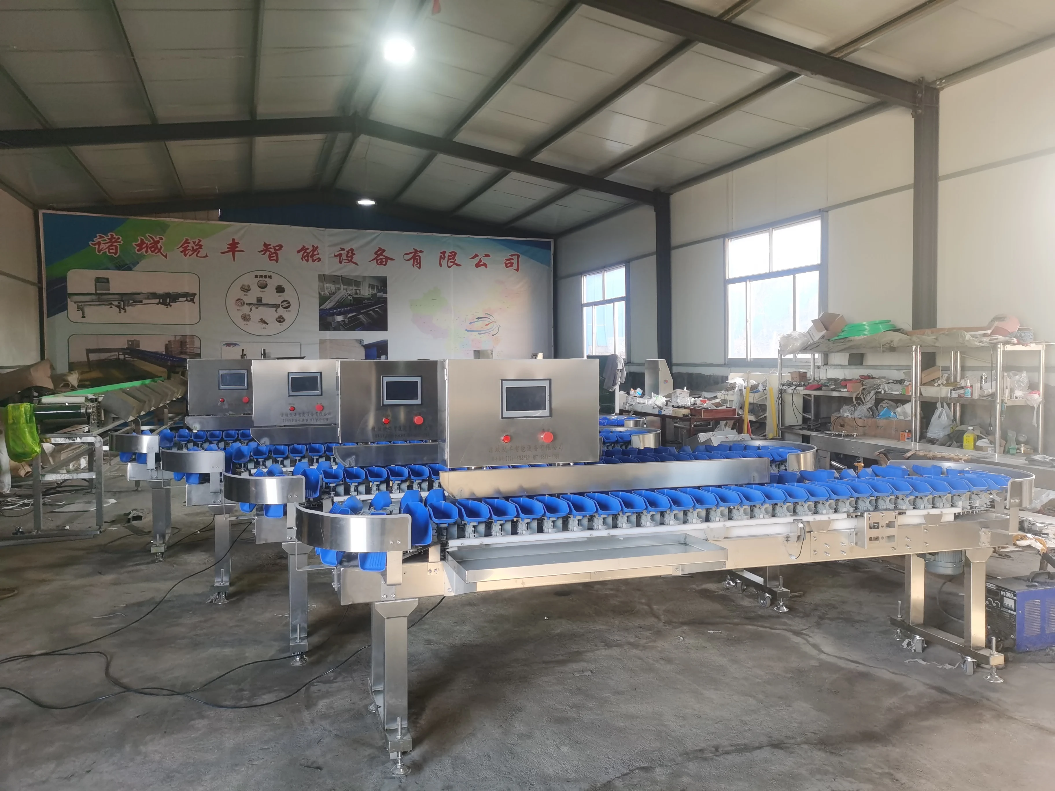 Automatic Fruit And Vegetable Weight Sorting Grading Machine Potato ...