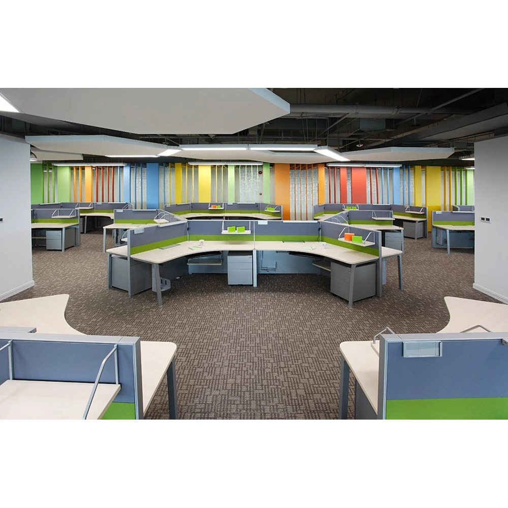 Simple Design Office Cubical Workstation Desk Office Partition Desk 4 ...