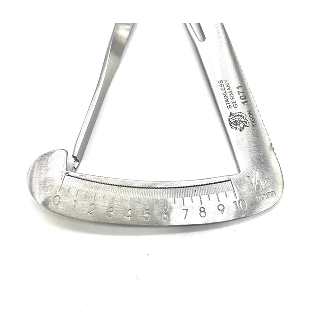 Dental Measurement Inner Crown Metal Calipers For Artisans - Buy Dental ...