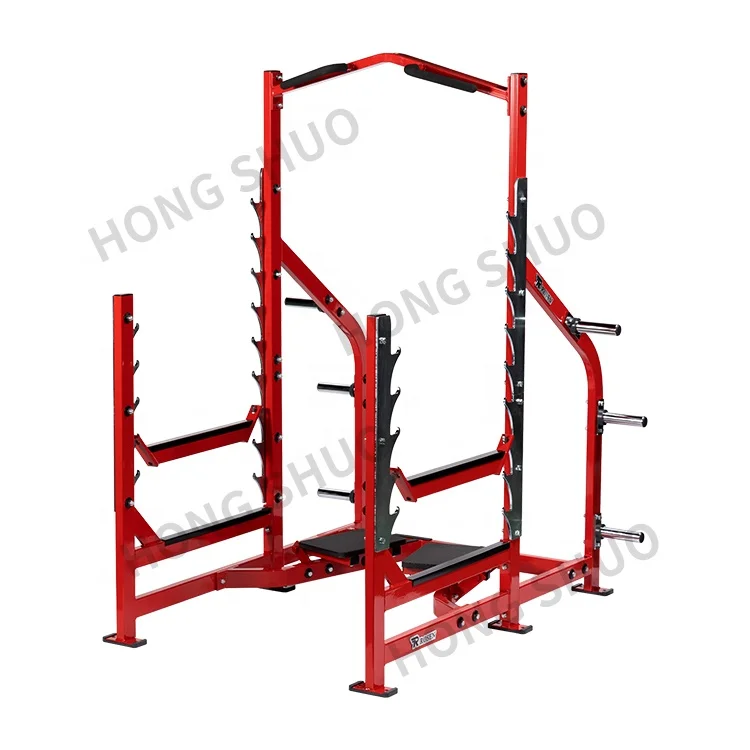 Home Gym Power Half Rack Multi Gym Equipment Fitness Frame Squat Rack ...
