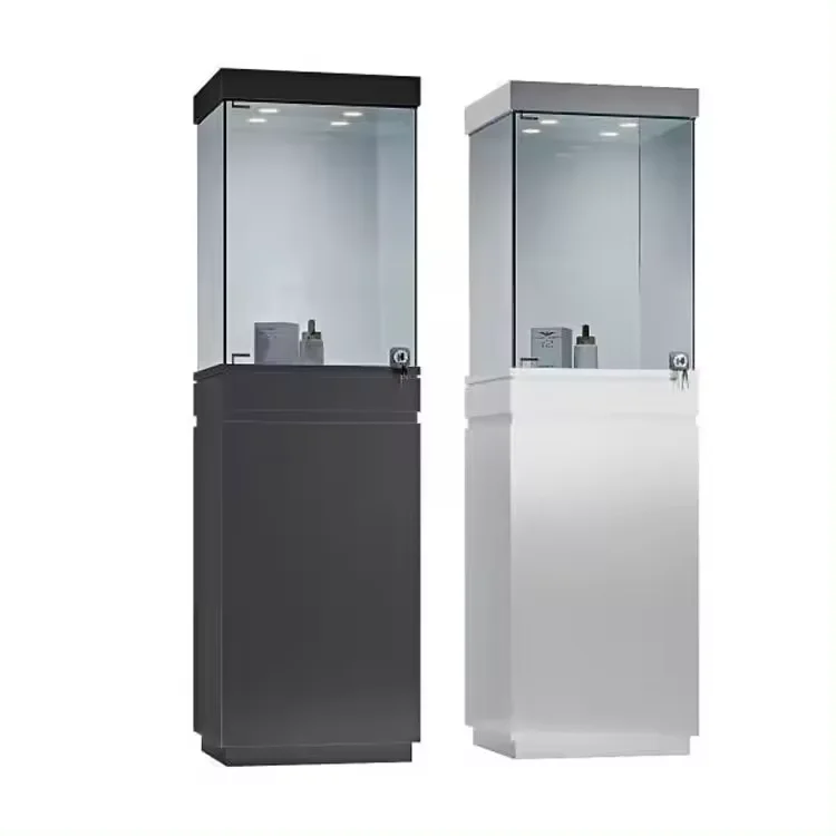 Museum Display Cabinet Antique Cultural Relics Display Cabinet Statue ...