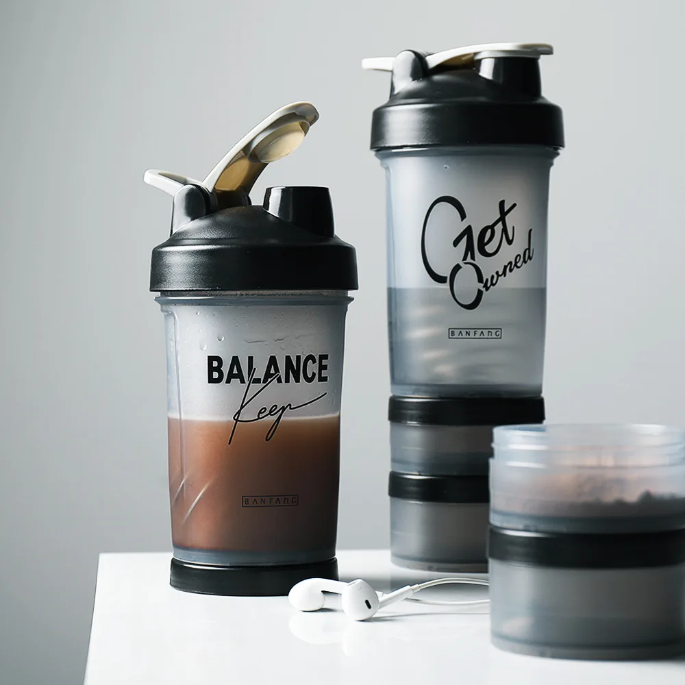 Custom Logo Sports Shaker Cup - Perfect for Gym & Fitness