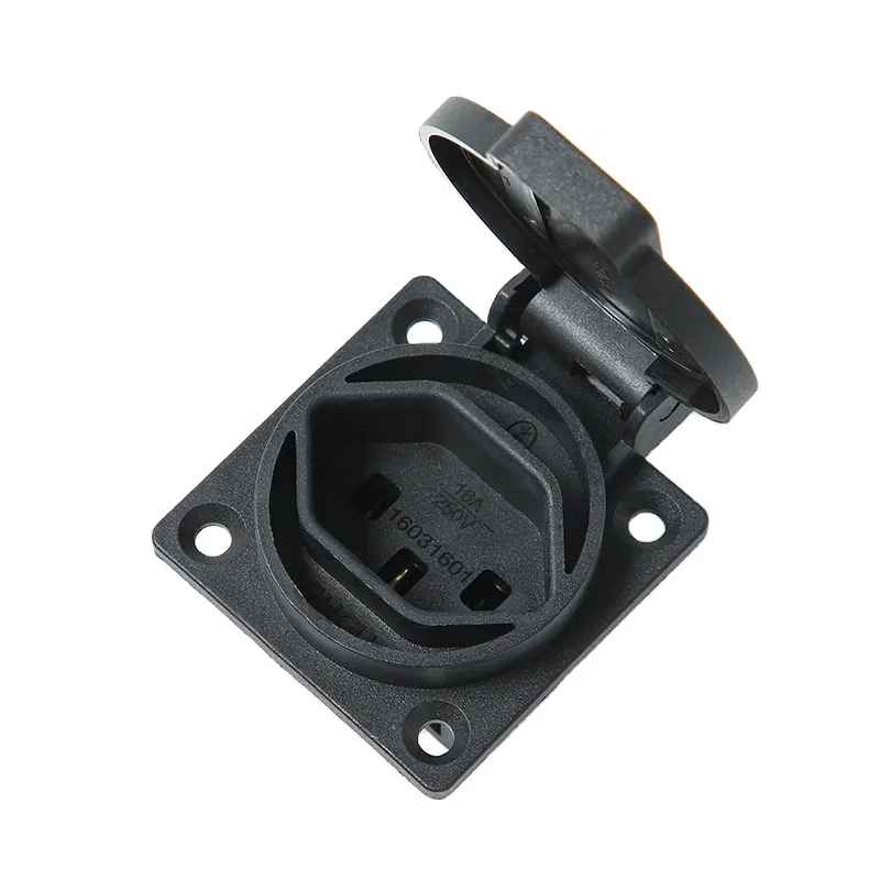 Waterproof IP44 3pin 2P+E Wall Panel Ac 220V 250V 16A swiss Socket ...