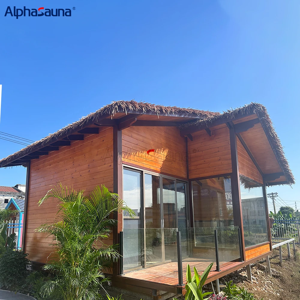 Cottage Resort Prefab House - Small Beach Cabin with Reed Diffuser for Wood