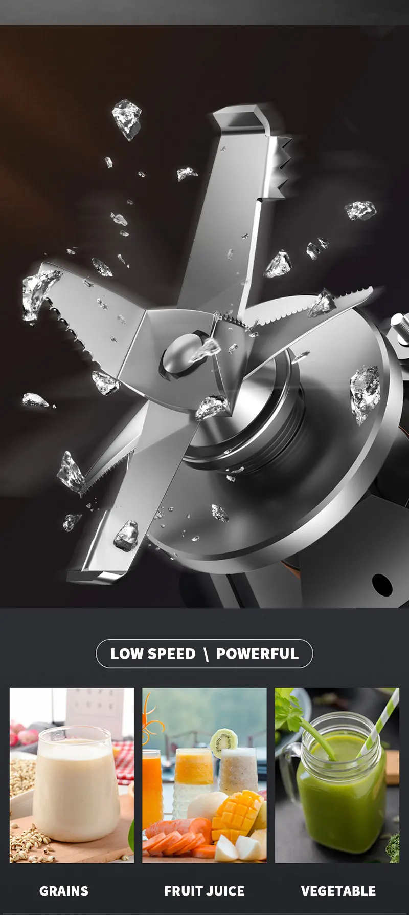 DSP High Speed 2L Grinder Machines Blenders Food Processor