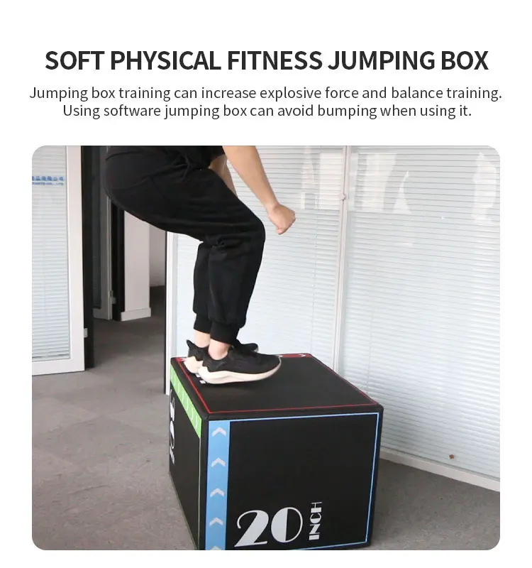 Customized Size And Logo 3 In 1 Soft Plyo Box Jump Box Gym Soft ...