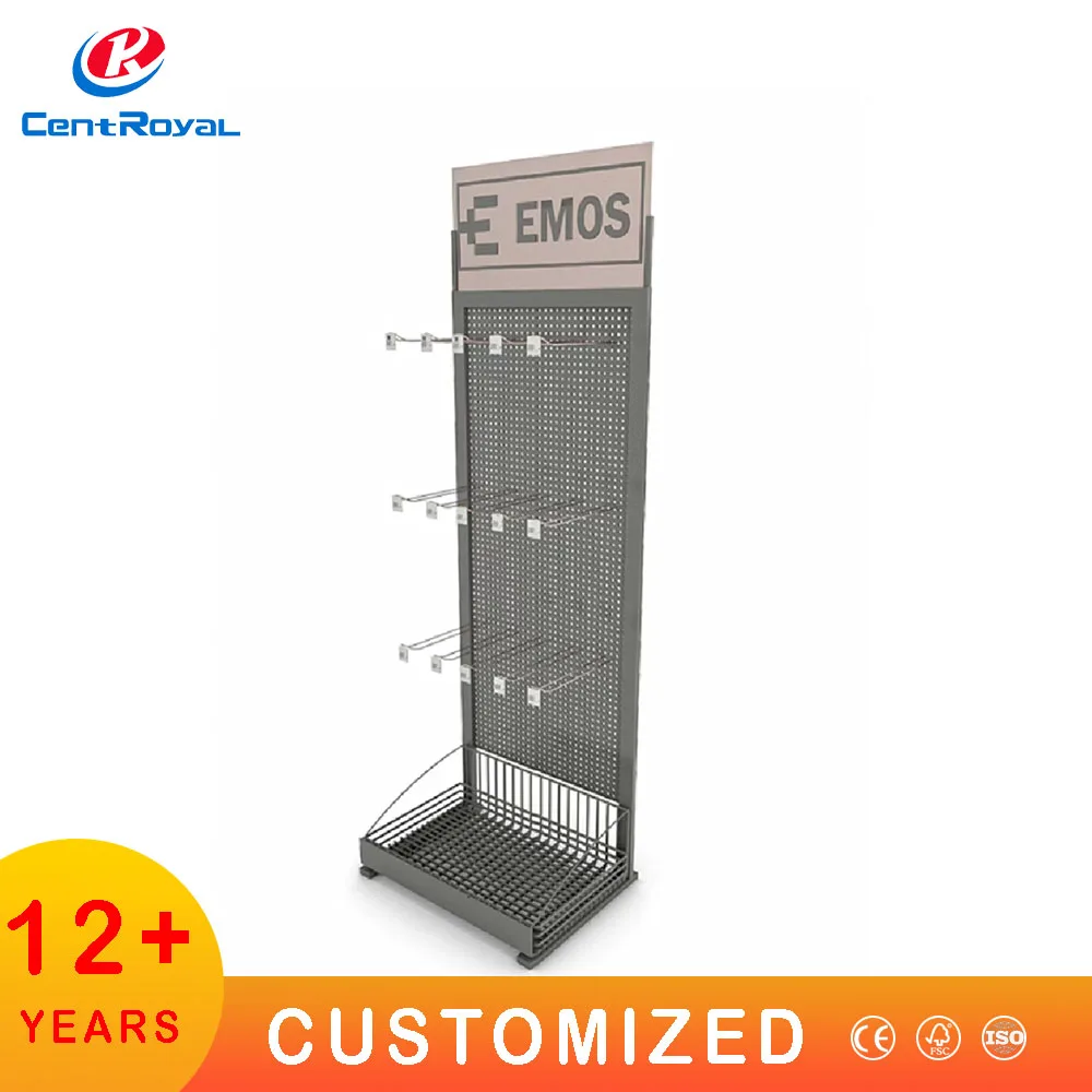 Metal Pegboard Display Rack Socks Display Rack Greeting Card Tool Toy ...