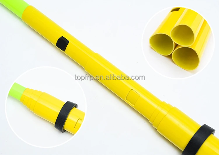 High Voltage Telescopic Hot Stick - Electrical Fiberglass Triangle