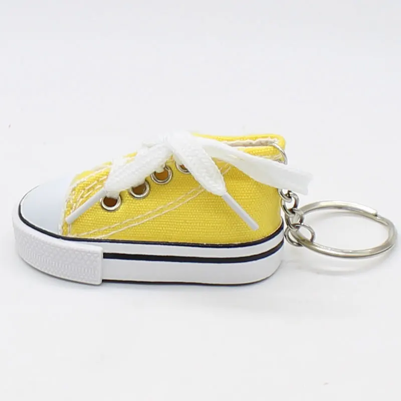 Cute Canvas Sneaker Keychain Mini Sports Shoes Pendant Keyring Women ...