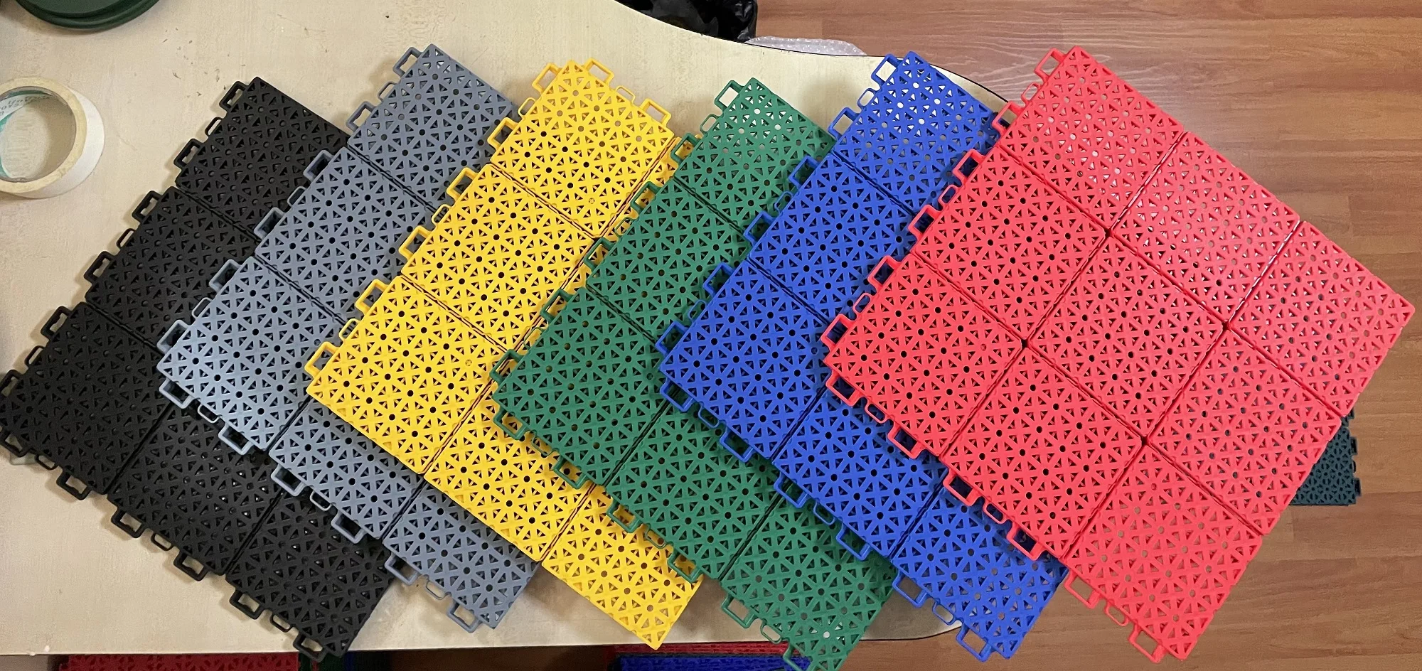 One-stop Service Tennis Court Pickleball Court Rubber Floor Mat Anti ...