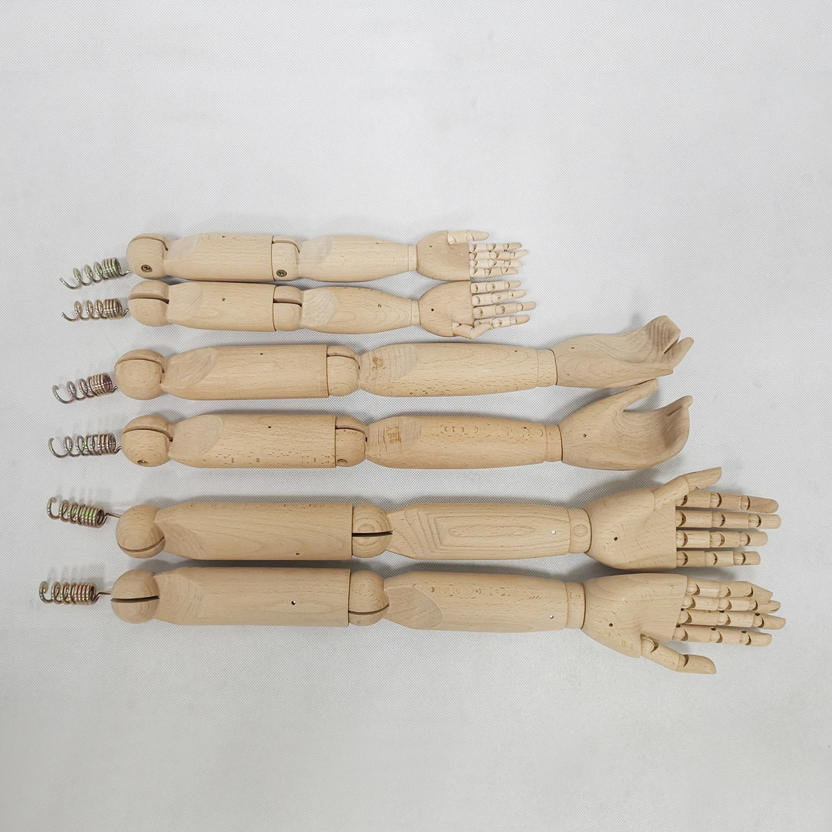 Mannequins and Tailor Bust Form Wooden Articulated Arms with Hands