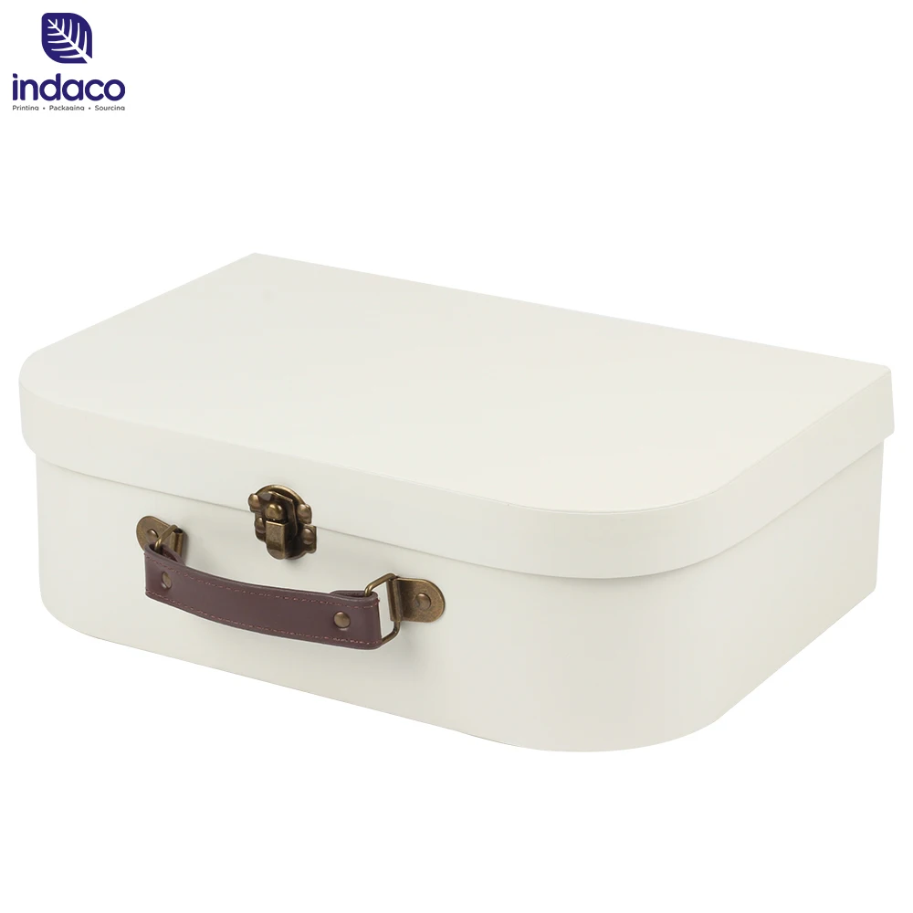 Paper Cardboard Decorative Kid Style Storage Suitcases for Small Toys ...