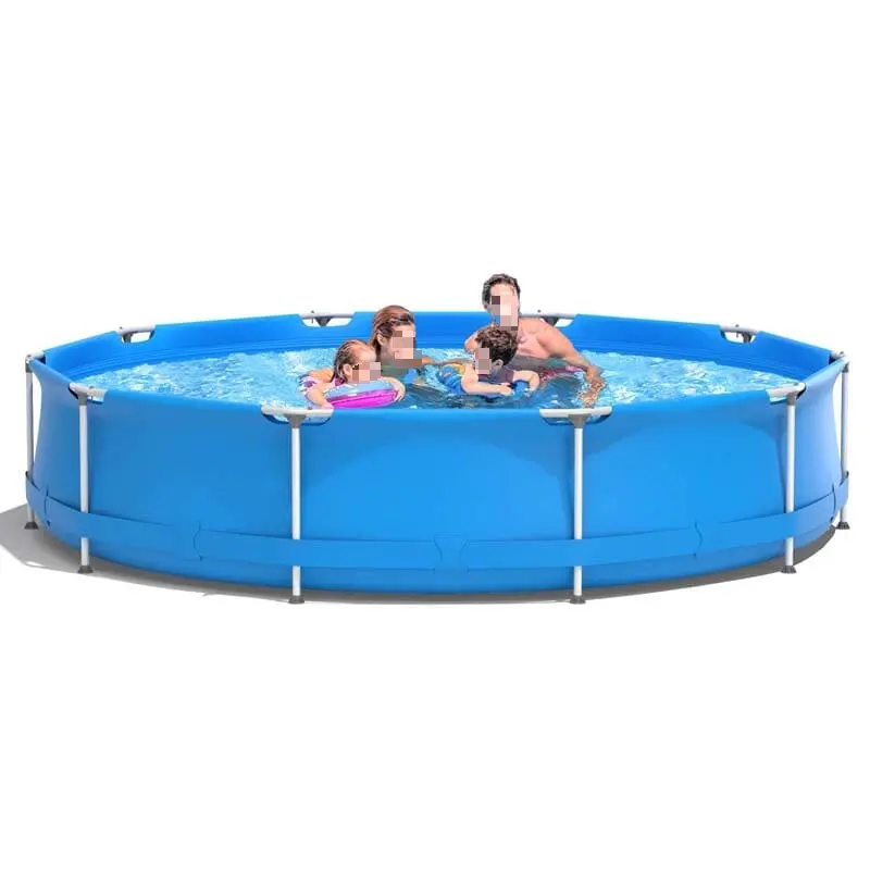 Outdoor Metal Frame Swimming Pool Above Ground Swimming Pool For Kids ...