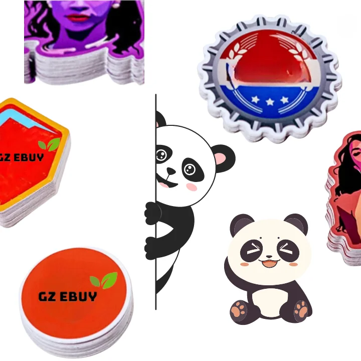 Wholesale Logo Sticker Labels Logo Custom Reflective Sticker Roll Self ...