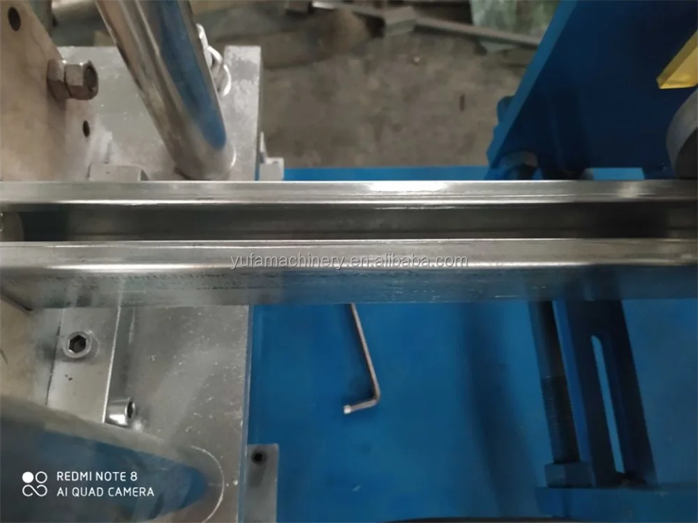 Guide Rail Roller Shutter Door Track Channel Roll Forming Machine - Buy Track Roll Forming ...