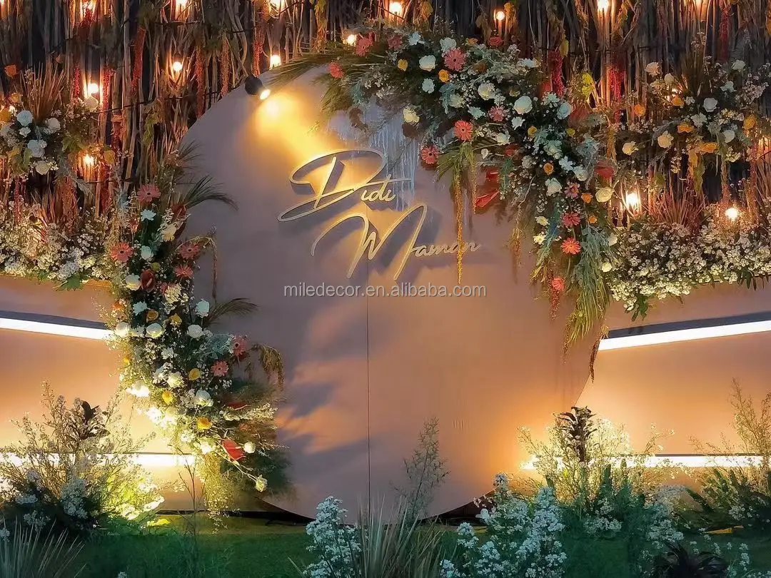 Luxury Wedding Prop Stage Backdrop Decoration Arch Backdrop Stand Pvc ...