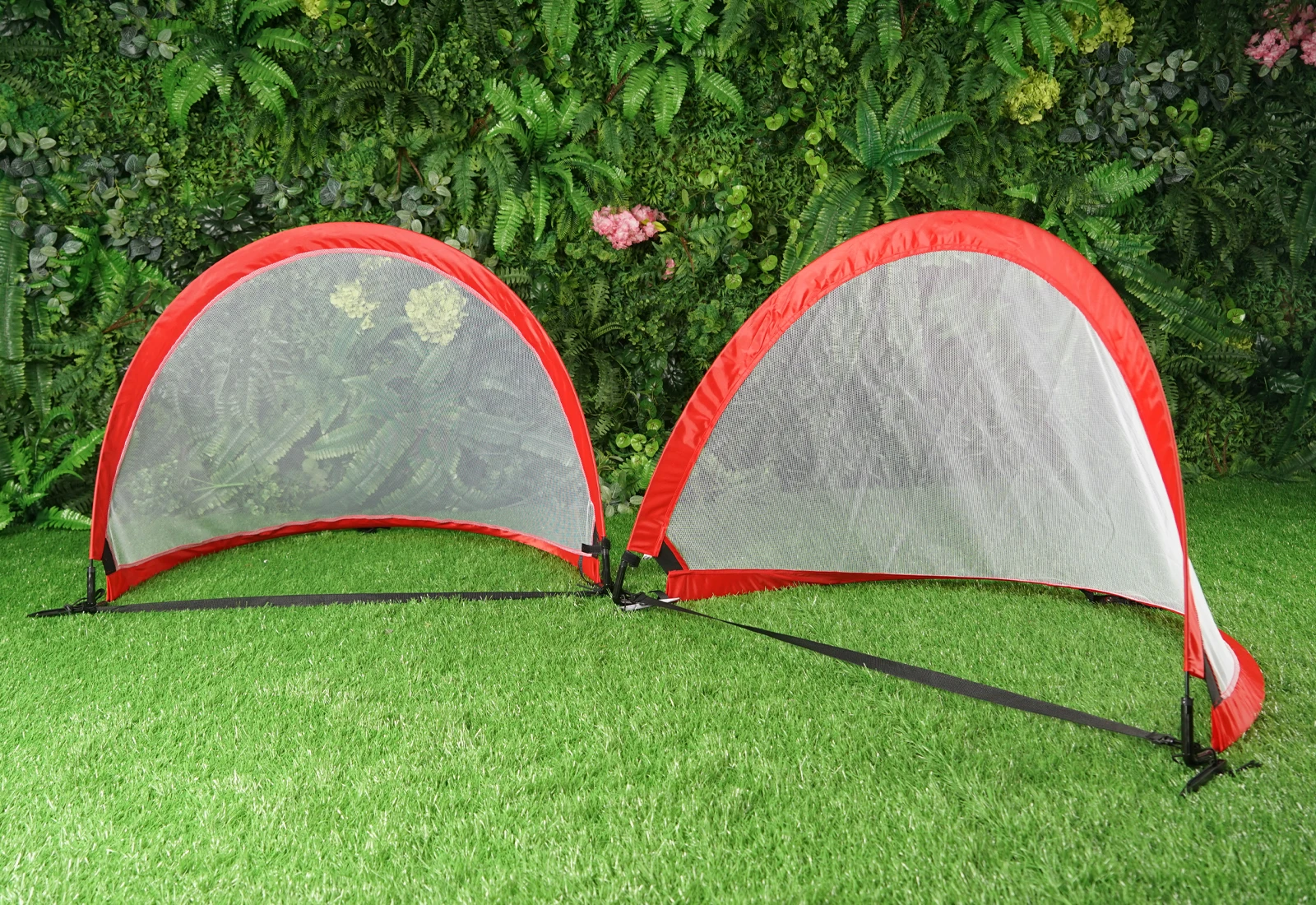 High Quality Twin Portable Pop-up Soccer Goal Set 122x81x81cm Plastic ...