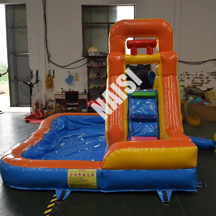 Outdoor Kids Mini Commercial PVC Water Slide Bounce House Water Park ...