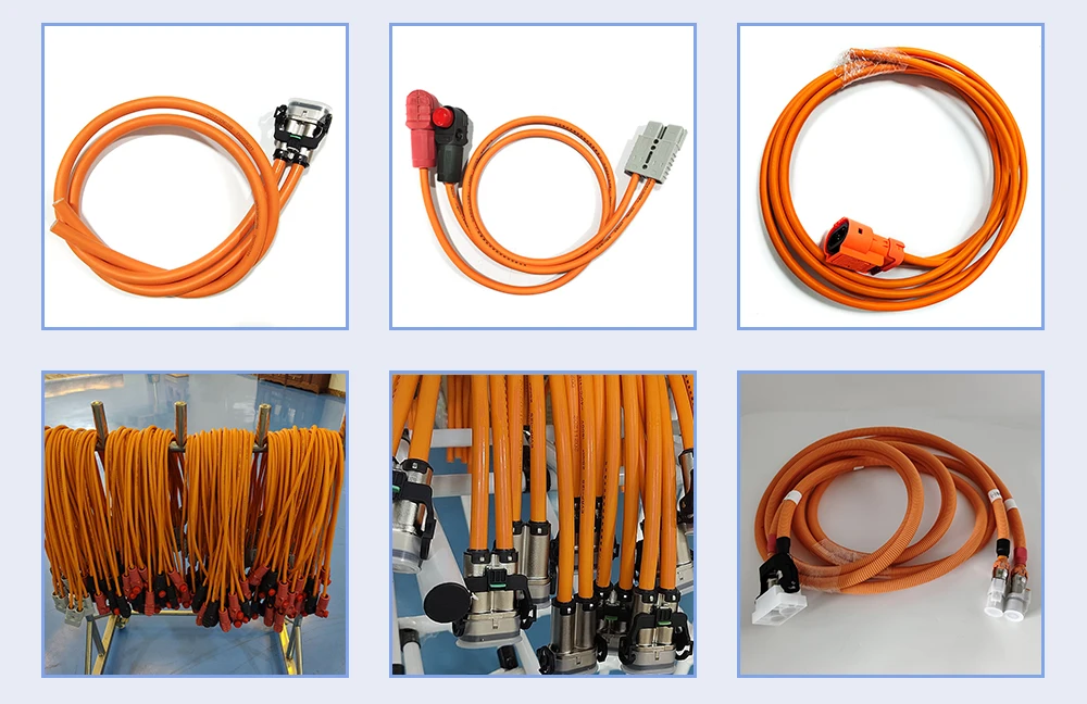 High Voltage EV Cables - Durable, Shielded, and Insulated