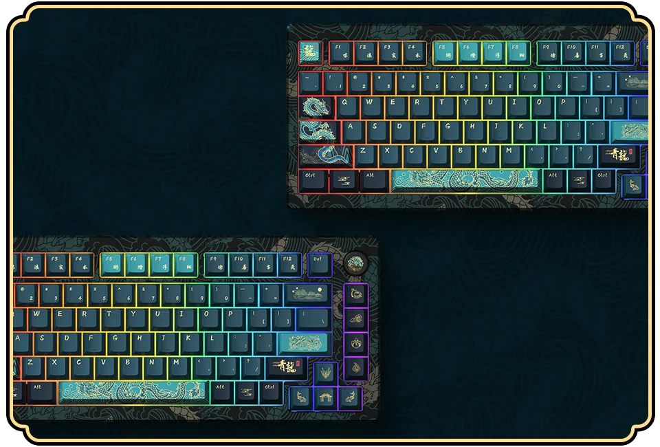 Akko Mod007v3 He Year Of Dragon 75% Mechanical Keyboard Rgb Backlit ...