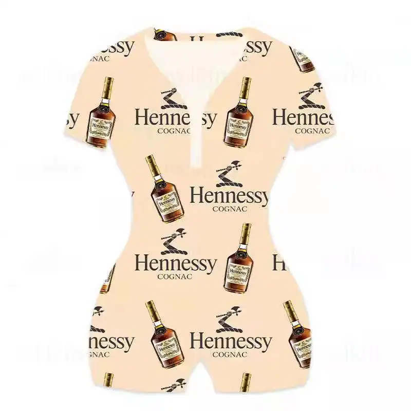 In-stock Sleepwear Playsuit Women Pajamas Adult Baddie Onesie