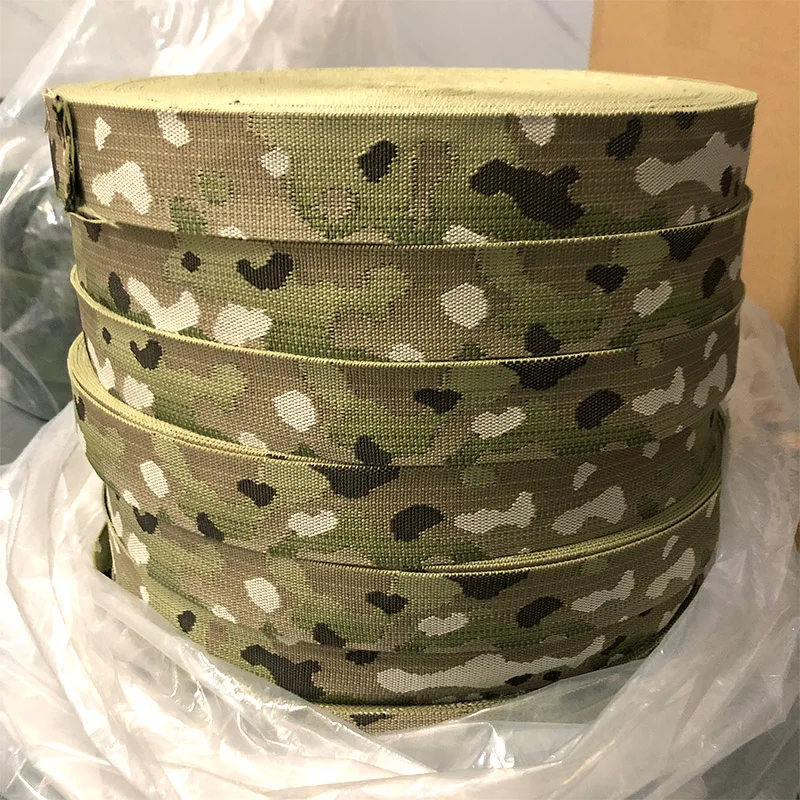 Custom Irr Camo Polyester Camouflage Jacquard Weave Webbing Tactical ...