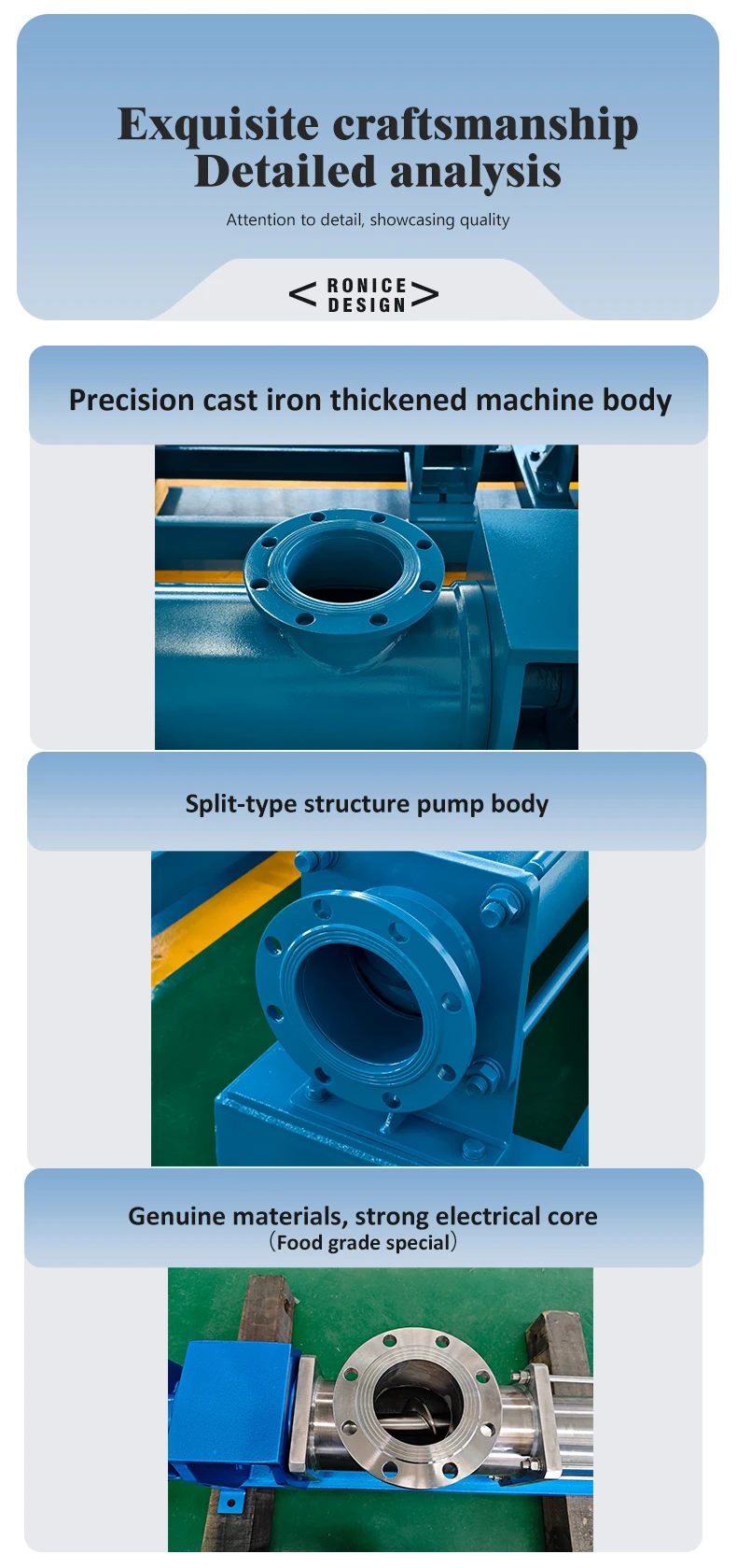OEM NETZSCH NM031BY01L06B Mud Progressive Cavity Pump Sludge Eccentric ...