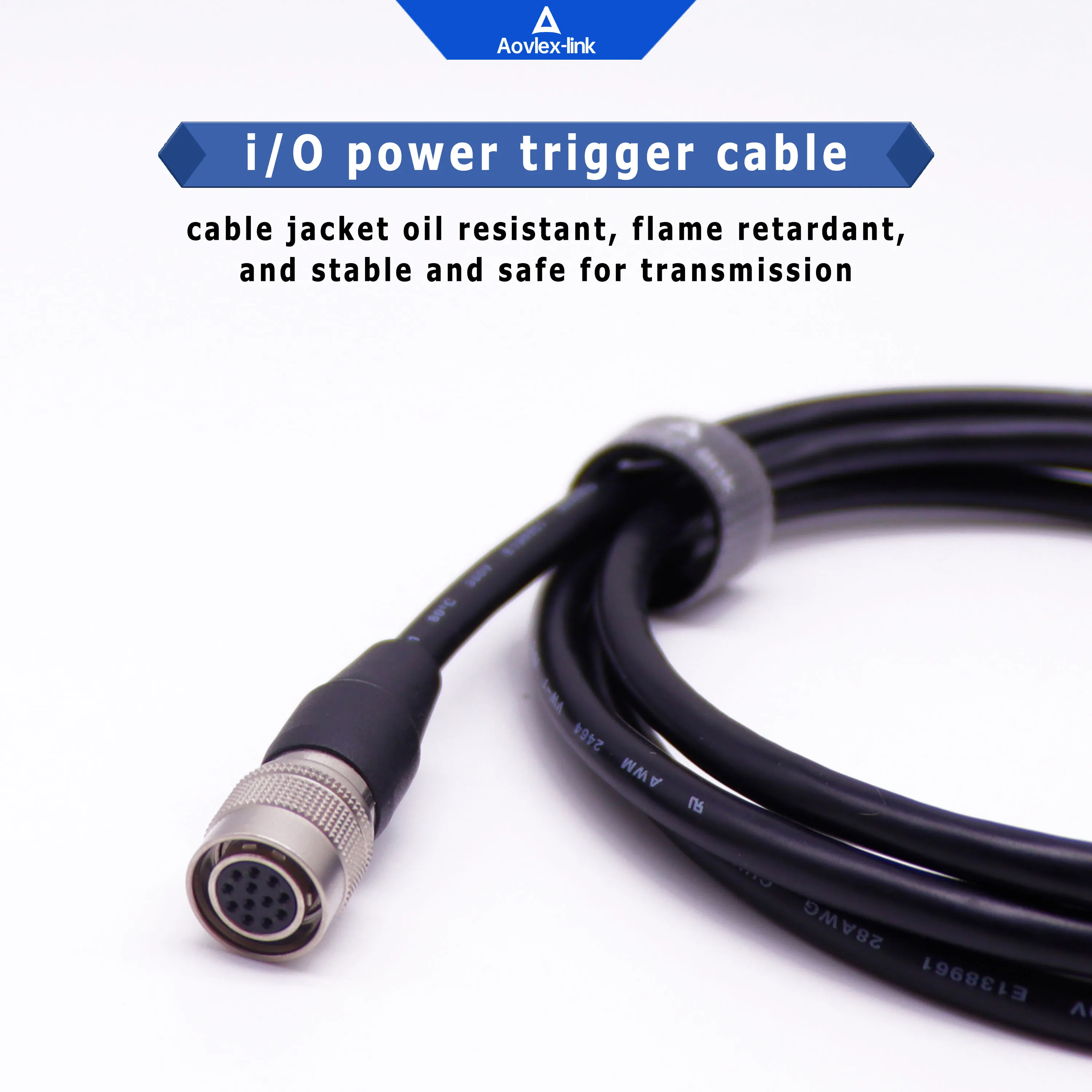 M12 Circular Connector Cable Hrs Connector 12pin Male To Female For Industrial Camera Cable High ...