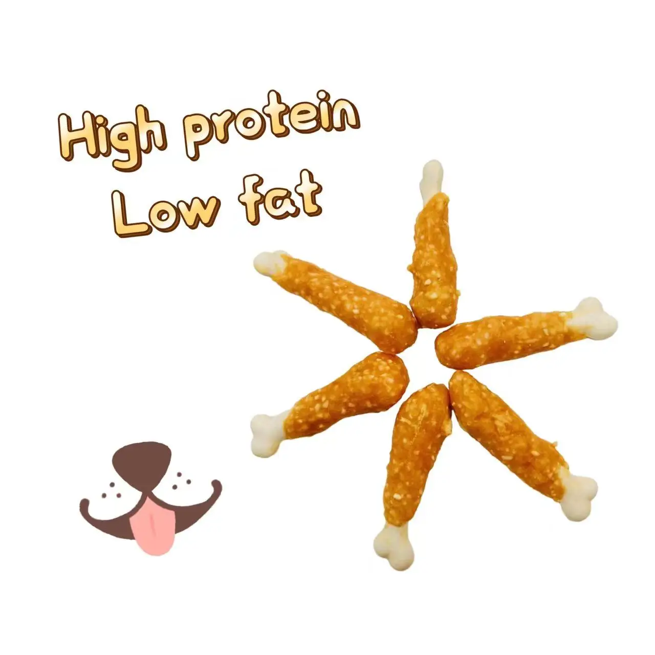 Nutritious Dog Food Chicken Leg Calcium Bone Stick With Rice Teeth ...
