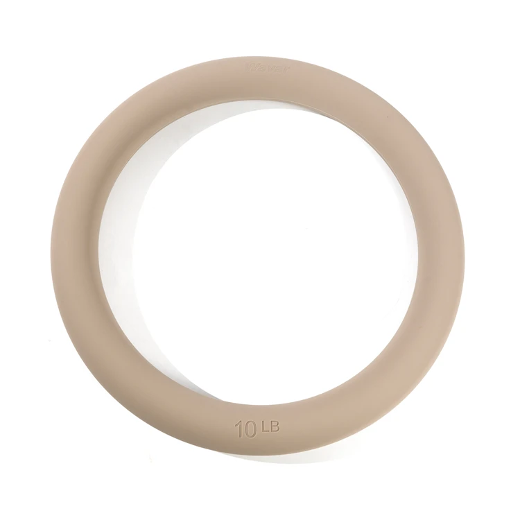 Customized Logo Barbell Bar Silicone Dumbbell Power Ring