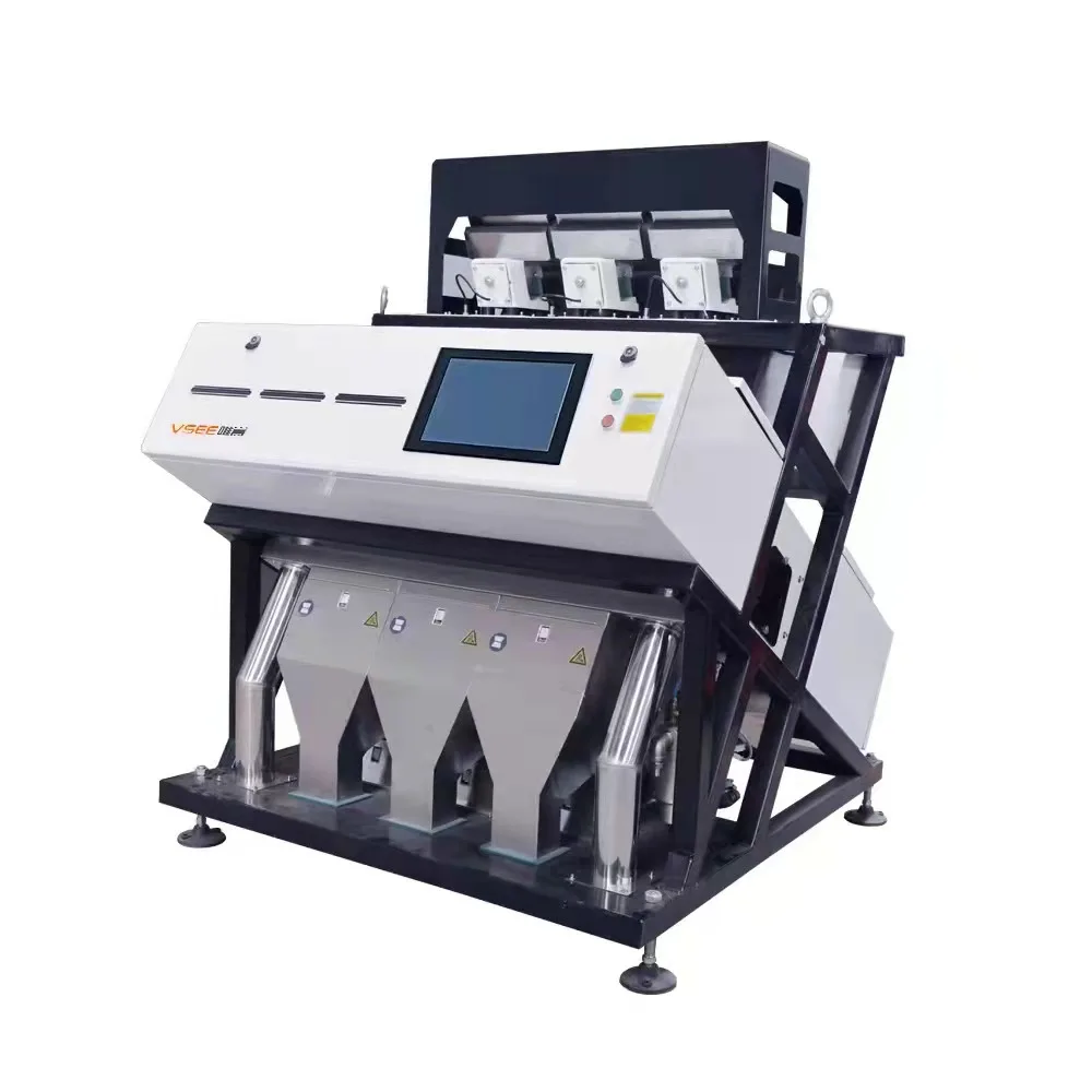 quality assurance 3 chutes cardamom camera color sorting machine ...