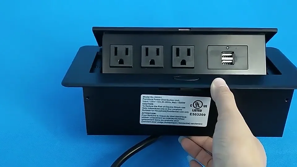 Hidden Multifunctional Electrical Power Socket Electric Pop Up Power ...