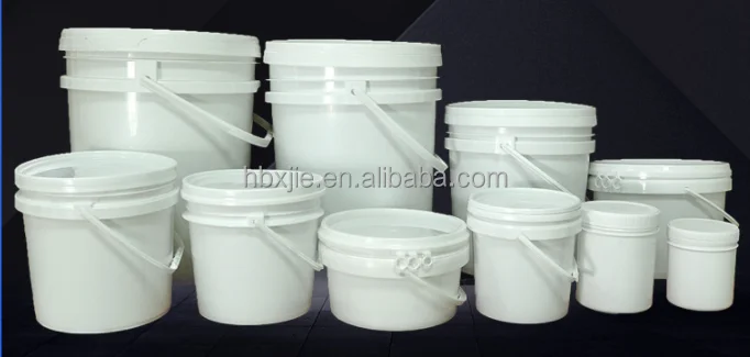 5 Gallon 20l 30l Black Bucket Plastic Pail Barrel / Hdpe Pail Oil Paint ...