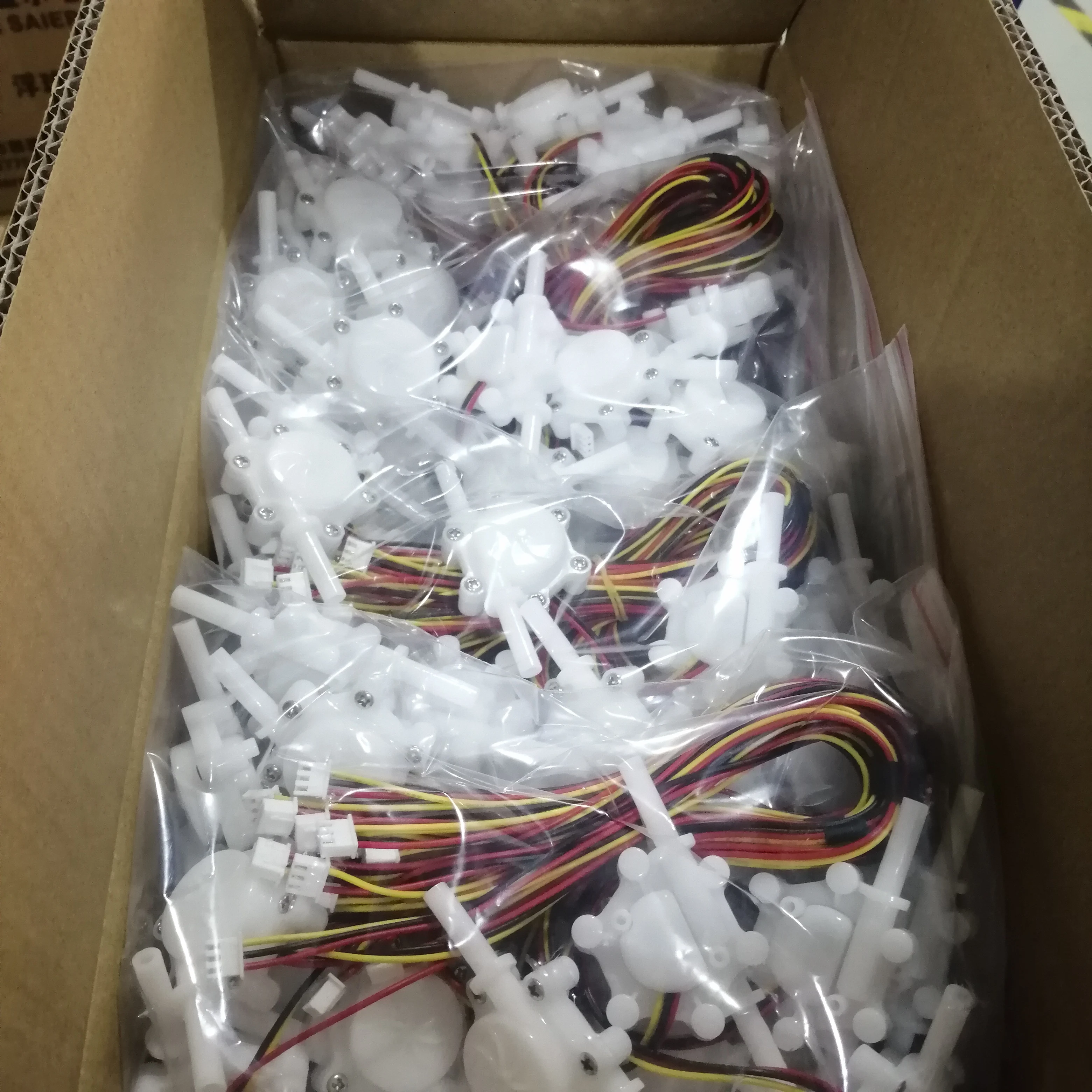 Food Grade 1/4" Plastic Pulse Flow Sensors Dc5v 12v 24v Liquid Flow ...