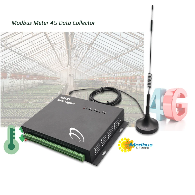 4g Ethernet Modbus Data Logger 4g Communication Alarm System Digital ...