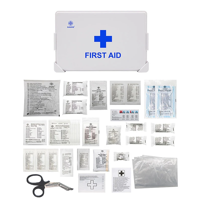 Empty First Aid Box Plastic Pp Indoor Storage White Durable Box For ...