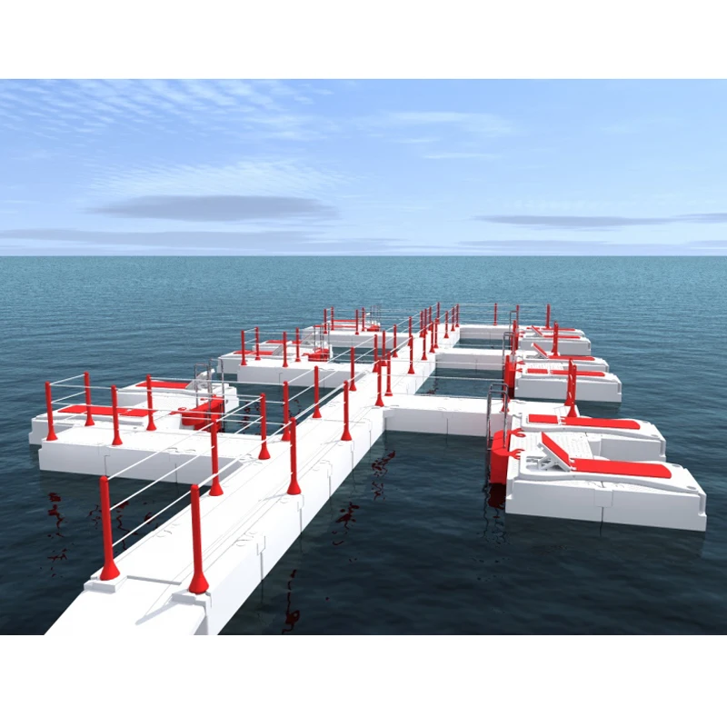 Modern Modular Pontoon Floating System Walkway On The Water Pool ...